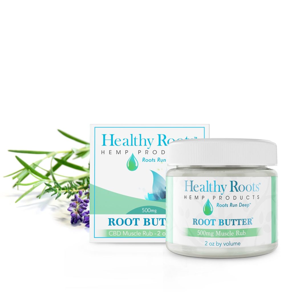 Healthy Roots Root Butter CBD Muscle Rub 500mg | Healthy Roots Shop
