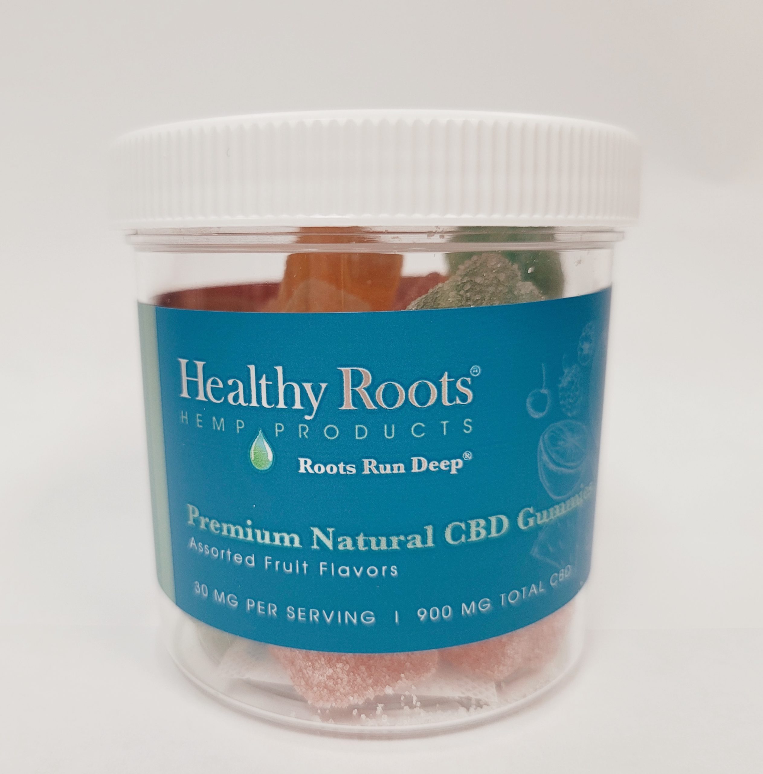 Premium Natural CBD Gummies 900 MG - Healthy Roots Hemp Wholesale