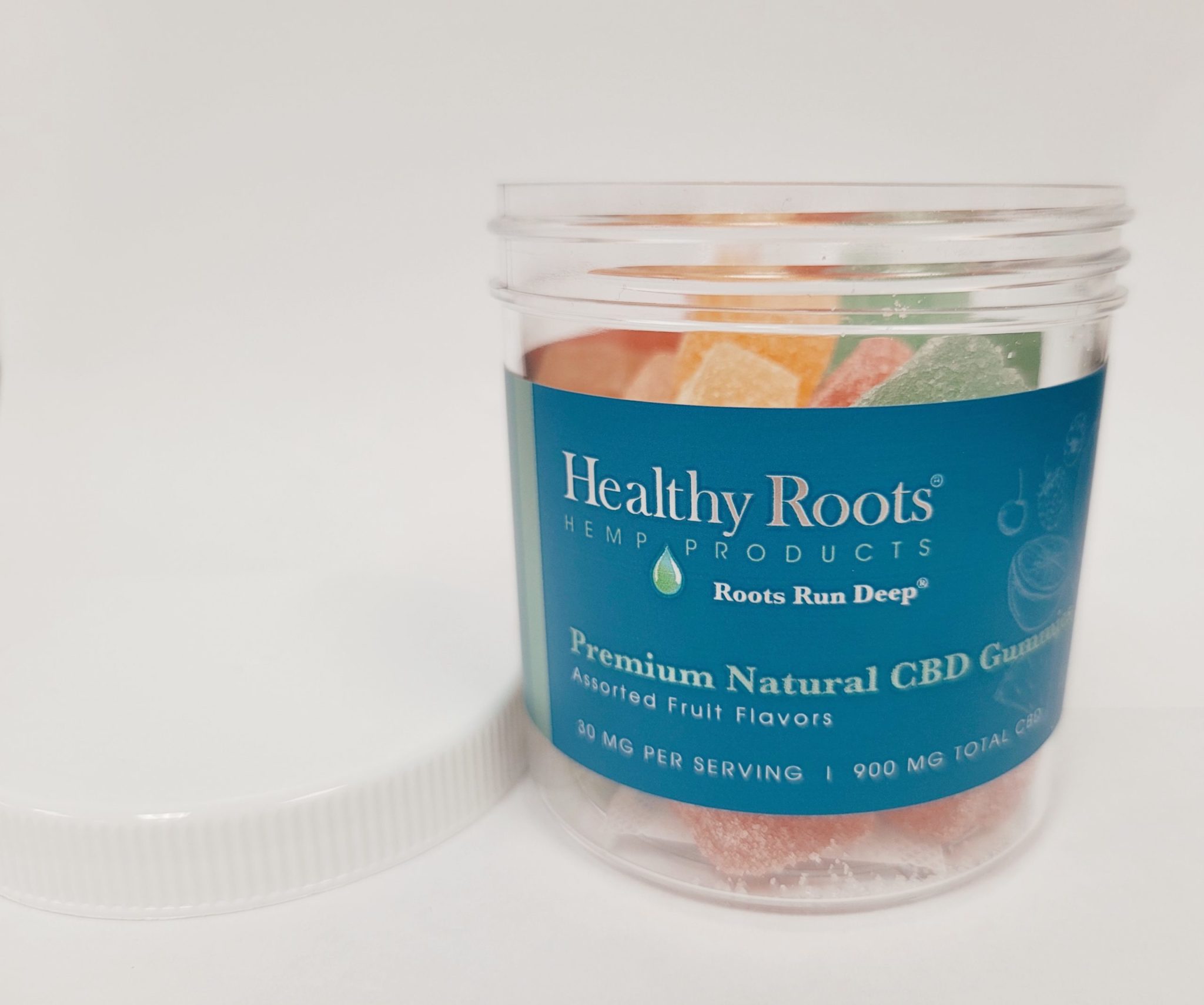 Premium Natural CBD Gummies 900 MG - Healthy Roots Hemp Wholesale